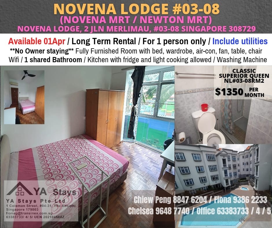 Novena MRT/Mount Pleasant MRT/ Immediate Available - Novena - Bedroom ...