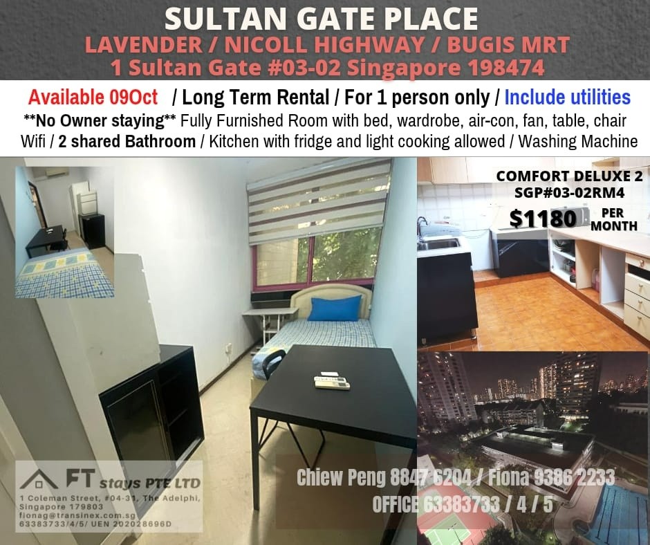 SULTAN GATE PLACE - Lavender - Bedroom - Homates Singapore